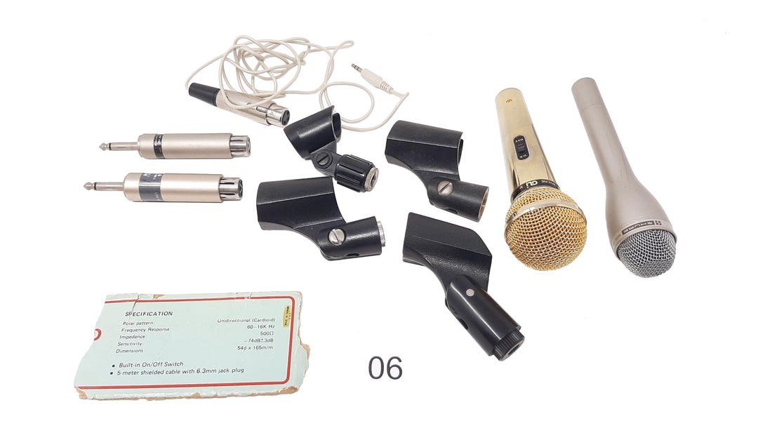Shure SM61 (1970s) & GLI 88 (1980s) Microphones Bundle – Vintage ...