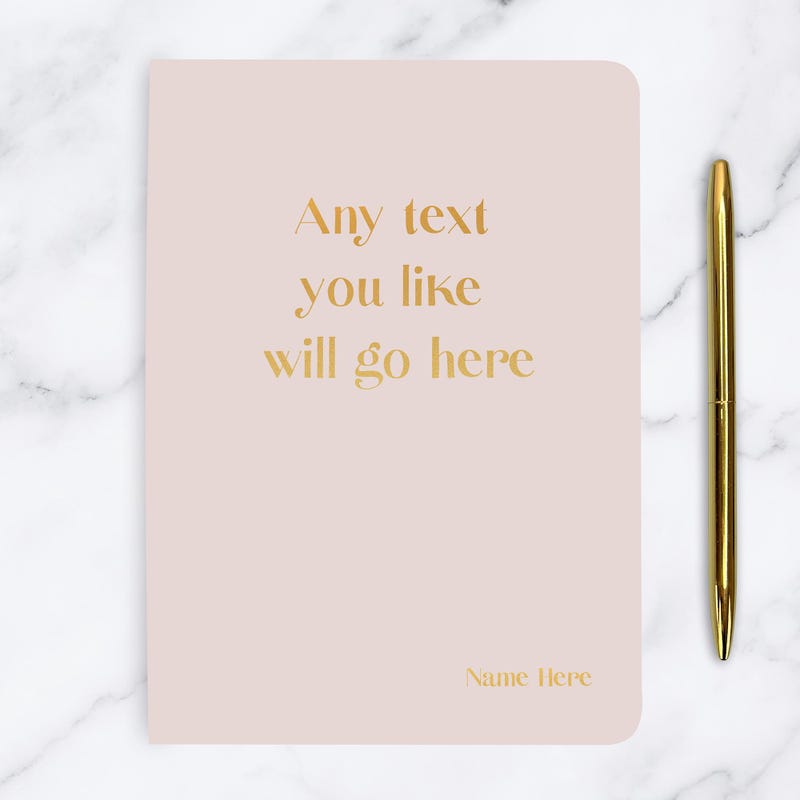 Personalised Notebook - Etsy UK