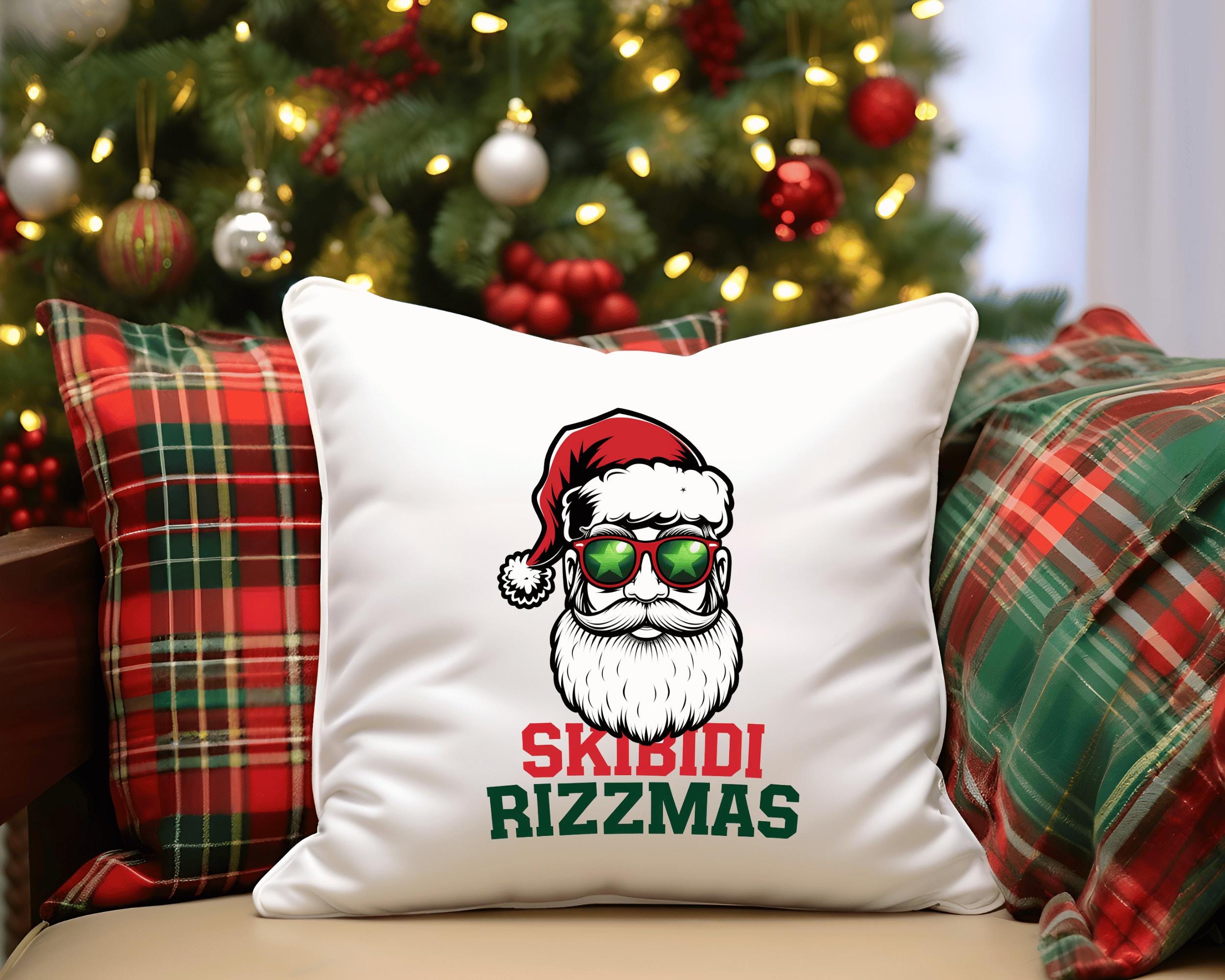 Skibidi Rizzmas PNG, Merry Rizzmas Png, Santa Bruh Christmas PNG, Rizz ...