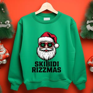 Skibidi Rizzmas PNG, Merry Rizzmas Png, Santa Bruh Christmas PNG, Rizz ...