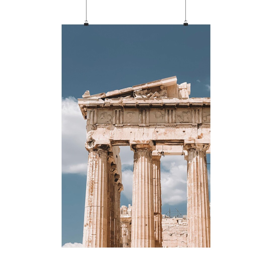 Parthenon. Matte Vertical Posters - Etsy