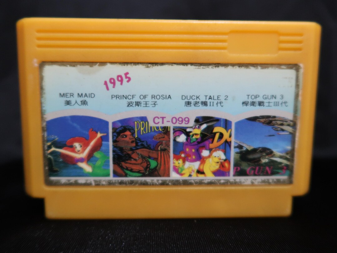 8 Bit Mermaid, Duck Tale 2 Game Cartridge 95s for Famiclone Console ...