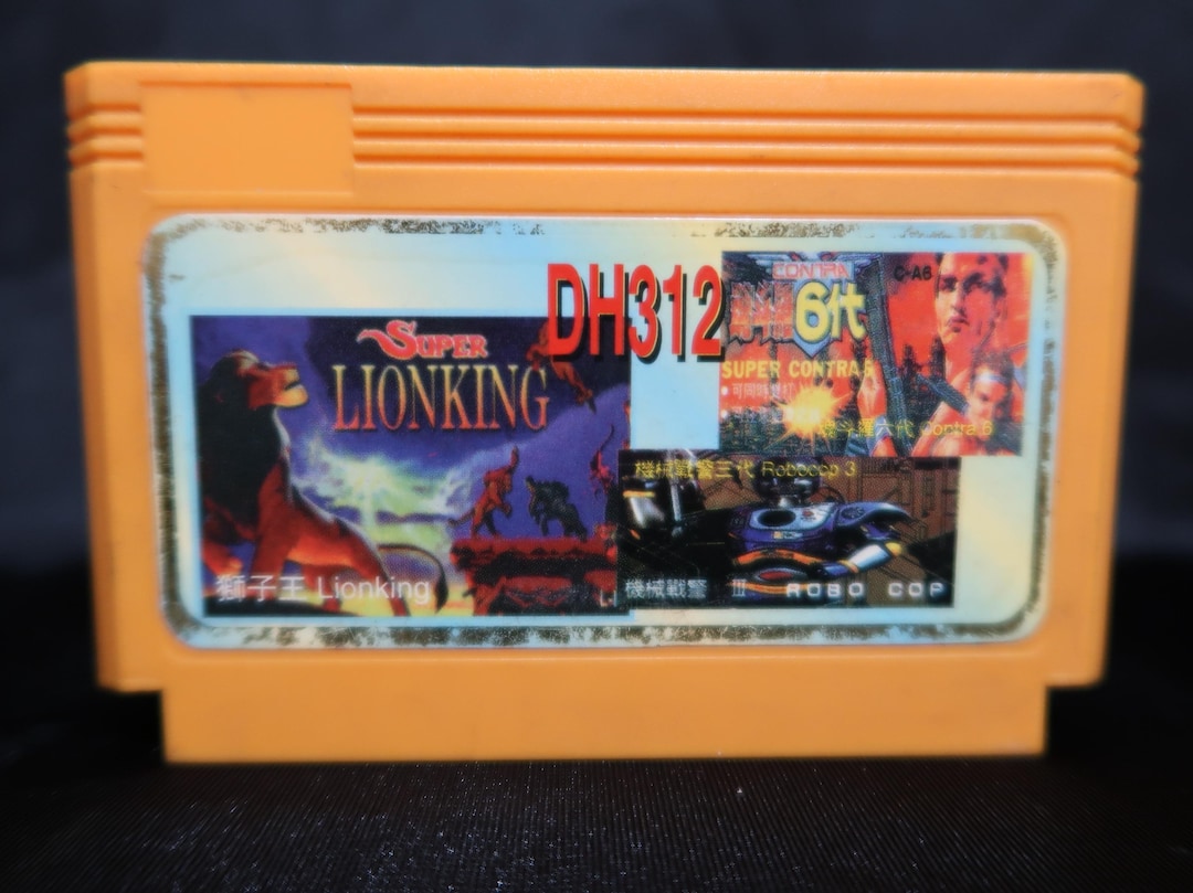 8 Bit Super Lion King 3in1 Game Cartridge 90s for Famiclone Console ...