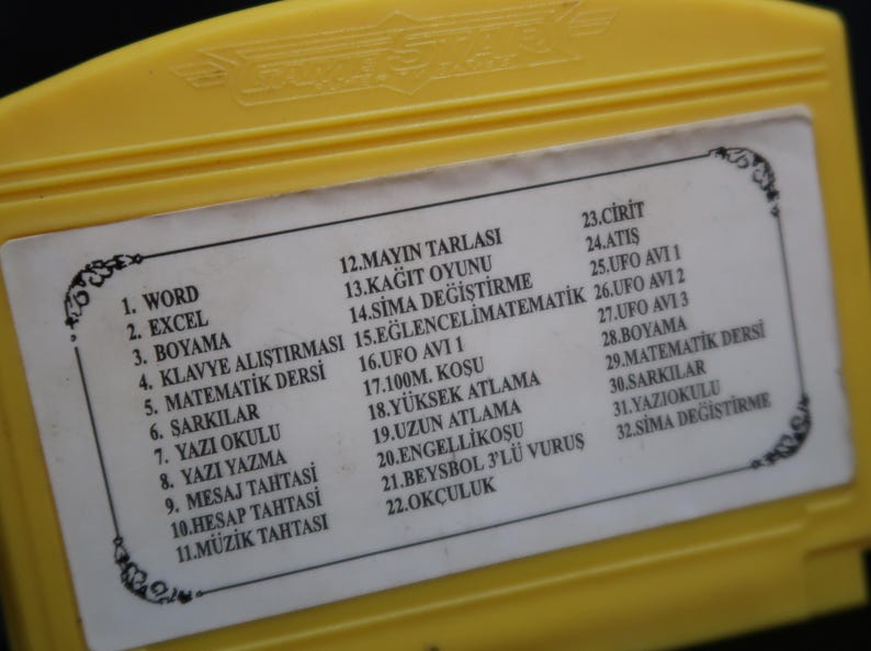 8 Bit Turkey Games 2000s Cartridge for Famiclone Console Famicom 60 Pin ...