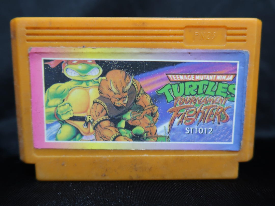 Rare 8 Bit Turtles Tournament Fight, Game Cartridge 2000s for Famiclone ...