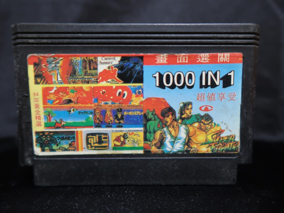 Very Rare 8 Bit Game Cartridge 90s for Famiclone Console Famicom 60 Pin ...