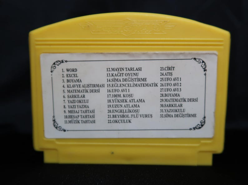 8 Bit Turkey Games 2000s Cartridge for Famiclone Console Famicom 60 Pin ...