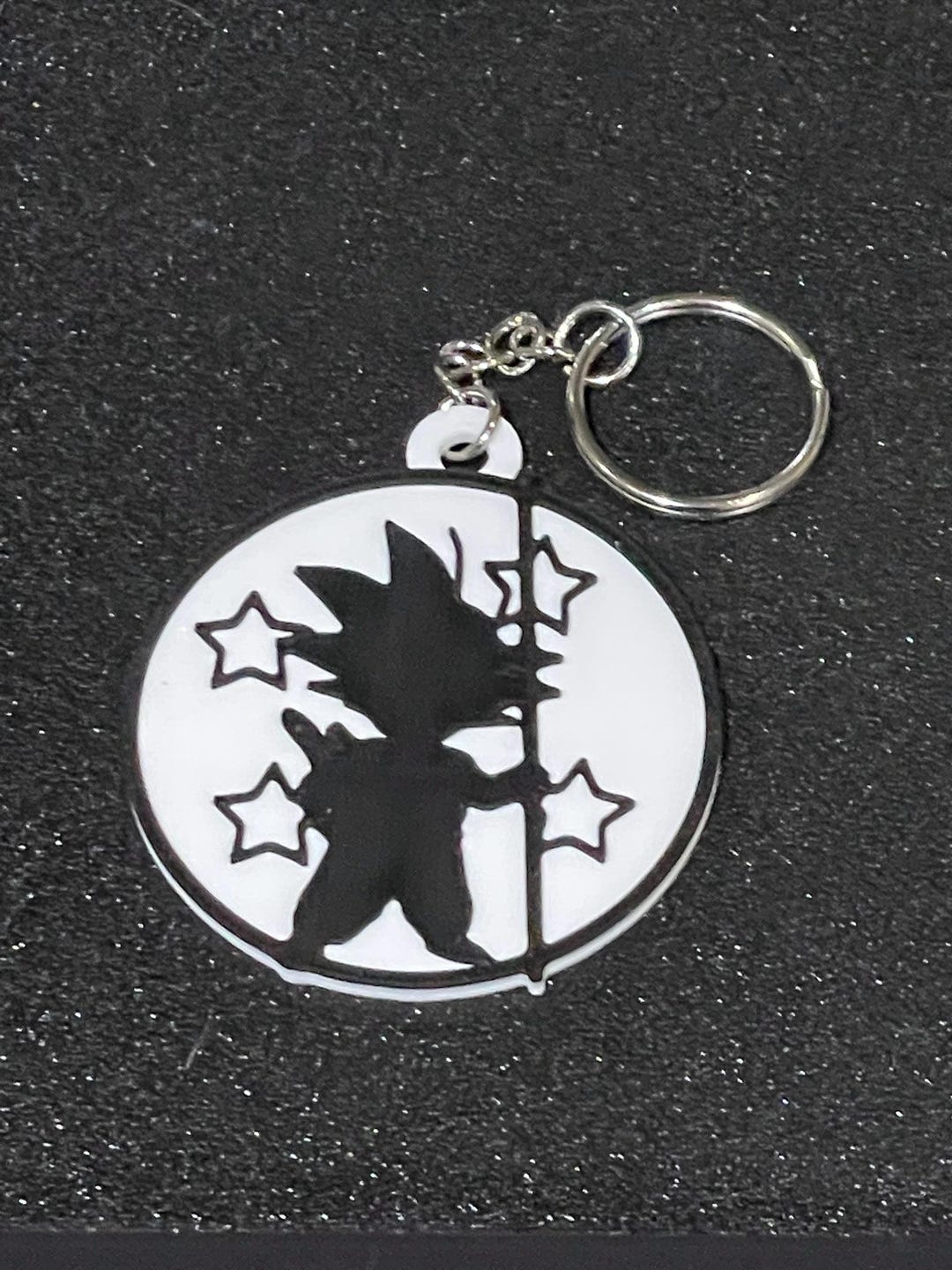 Dragon Ball Goku Silhouette Keychain - Etsy