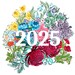 2025 Floral Calendar – A Hand-painted Flower for Each Month - Etsy