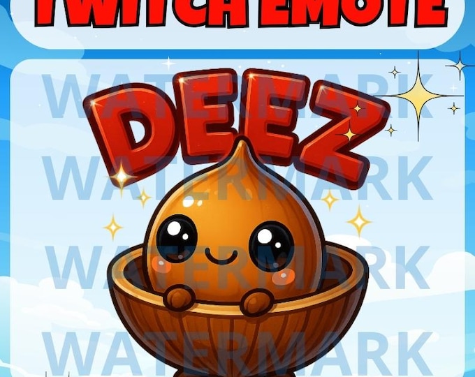 Nut Button Animated Emote: Twitch, Discord, Youtube (GIF) - Etsy UK