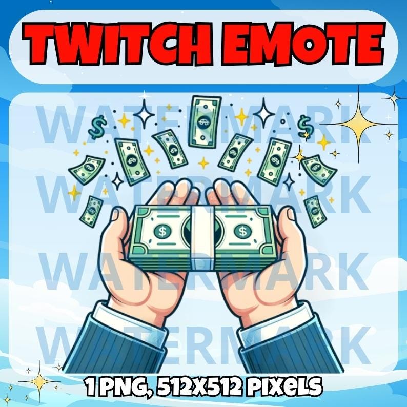 Rich Meme Twitch Emote - Funny Emote for Twitch Discord Youtube Kick ...