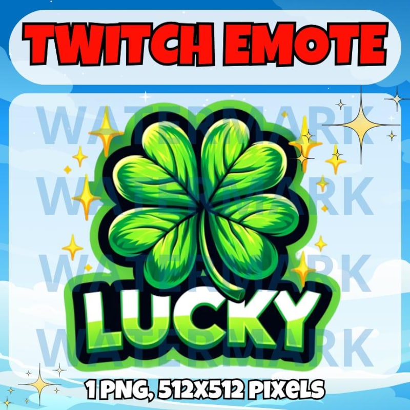 Lucky Emote - Etsy