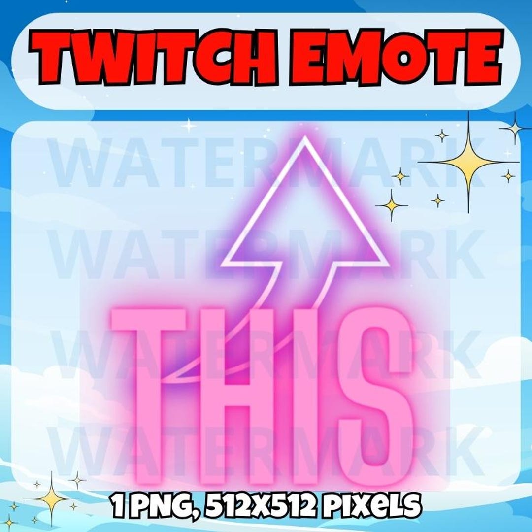 THIS Twitch Emote - Funny Emote for Twitch Discord Youtube Kick Streams ...