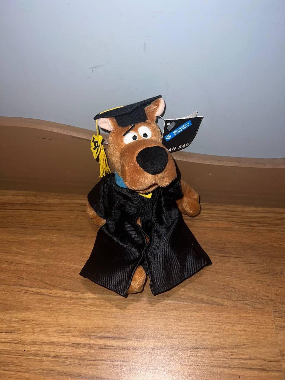 1999 Graduation Scooby Doo Warner Bros Studio Store Plush Bean Bag Toy ...
