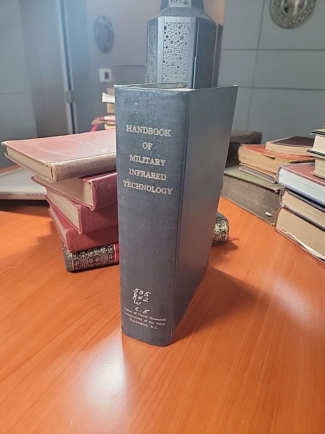 Rare Book Military Infrared Technology Vintage Handbook , Naval ...