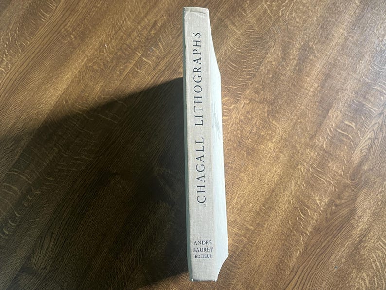 Marc Chagall Chagall Lithographs Editions Andre Sauret rare Book - Etsy