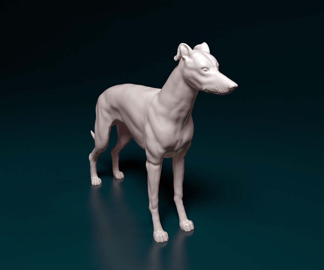 L Greyhound Dog Figurine, Miniature Statue, Home Decoration Sculpture ...