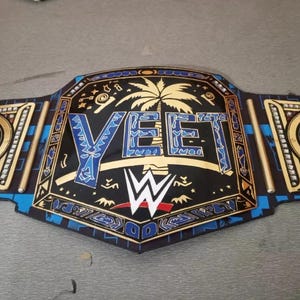 YEET Heavyweight Wrestling Championship Title Replica Belt 2MM & 4MM ...