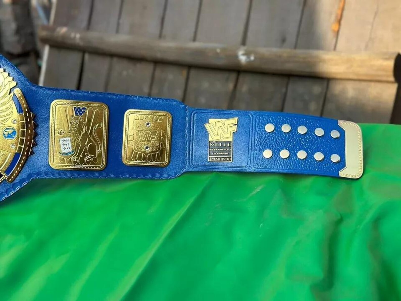 Big Eagle Attitude Era Championship Replica Belt: Adult Size Brass - Etsy