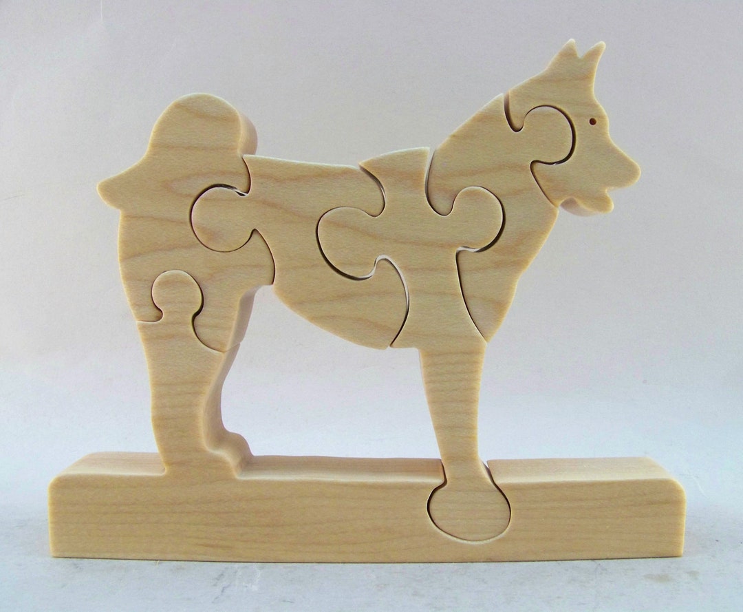 Husky Dog Puzzle - Etsy