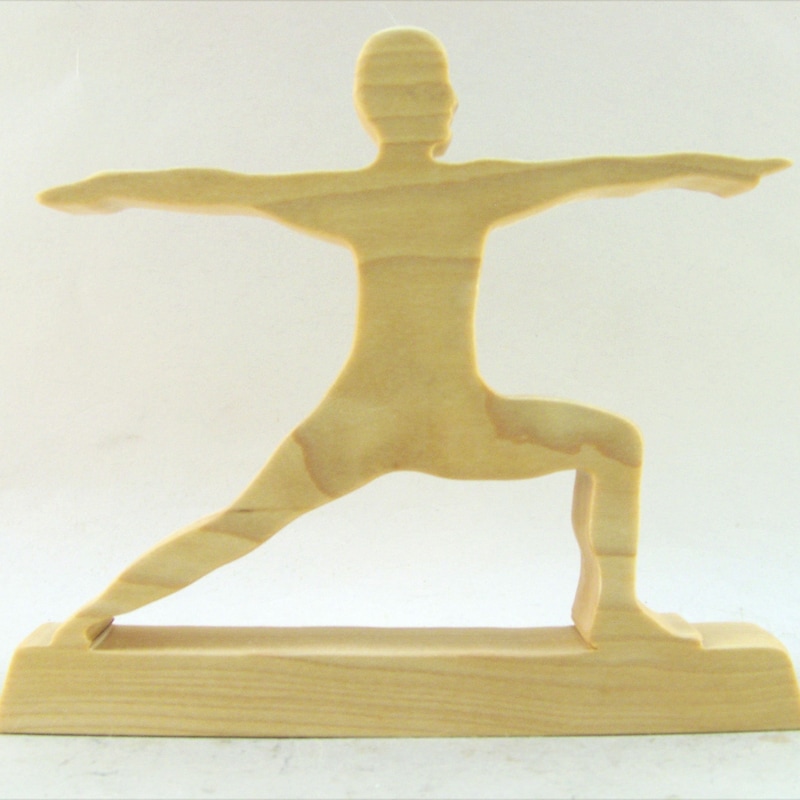 Wood Yoga Pose Figurine - Etsy