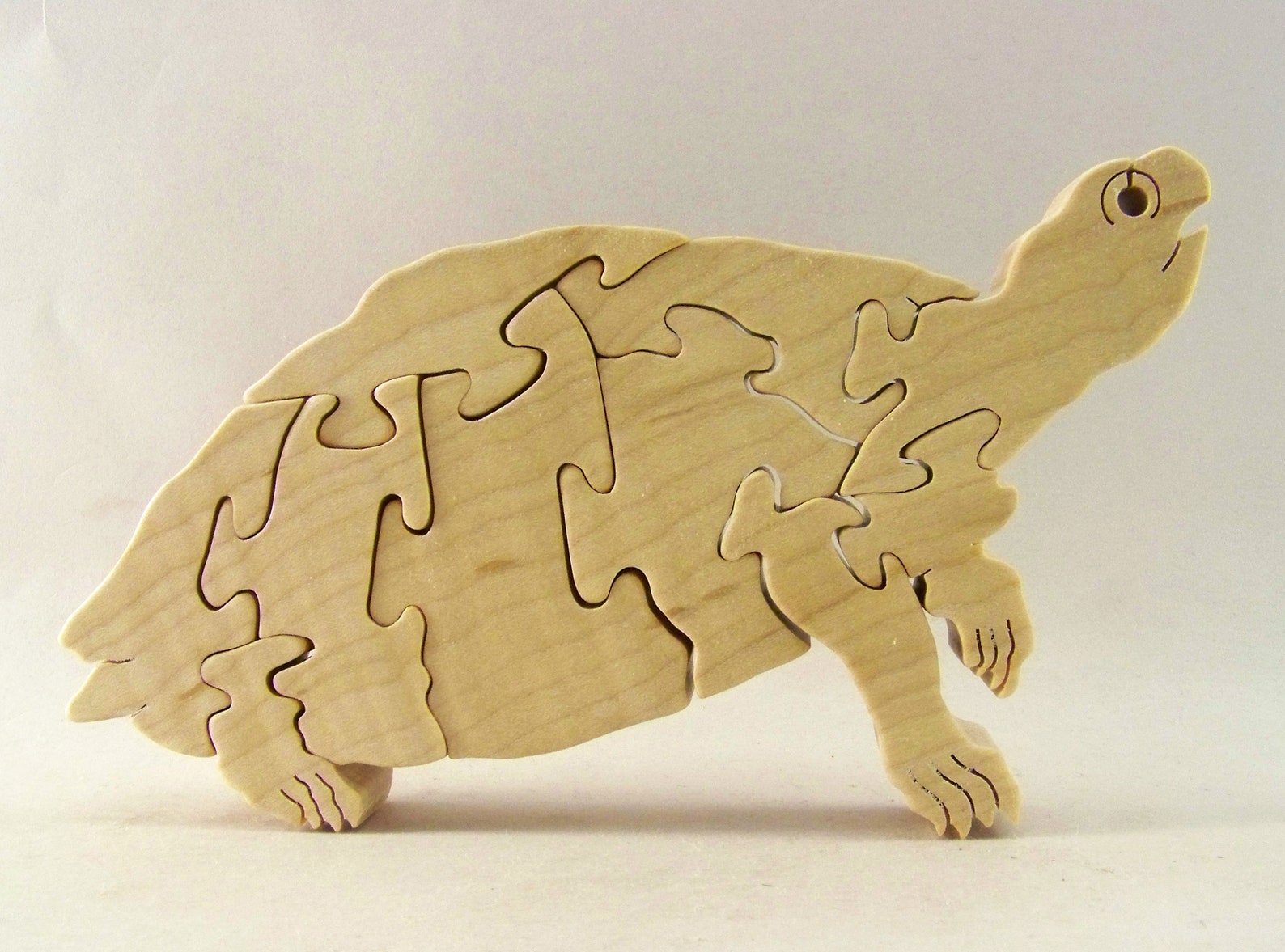 Turtle Wood Puzzle - Etsy