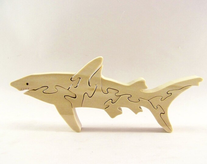 Shark Stand up Puzzle - Etsy