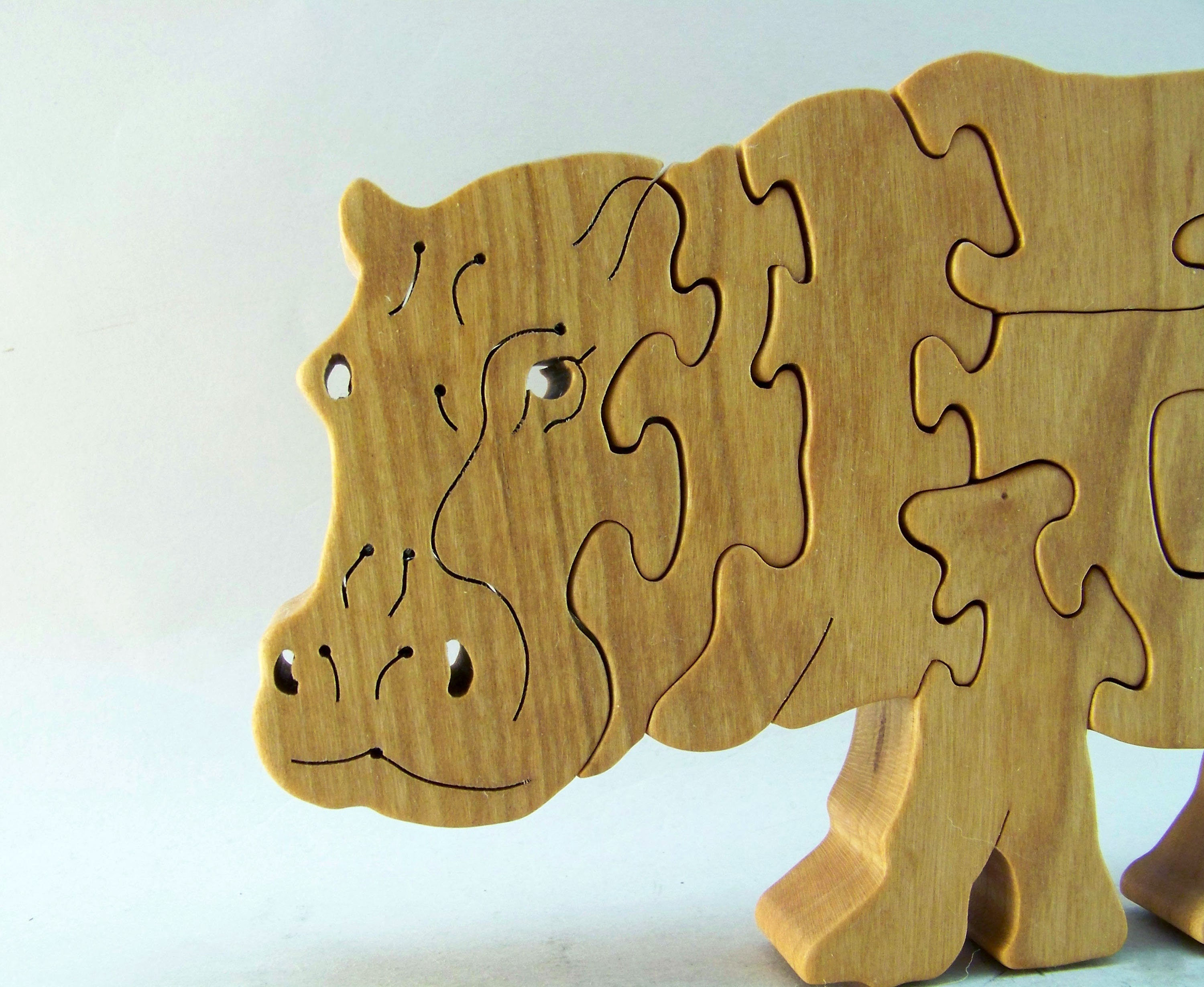 Hippopotamus Puzzle - Etsy Italia