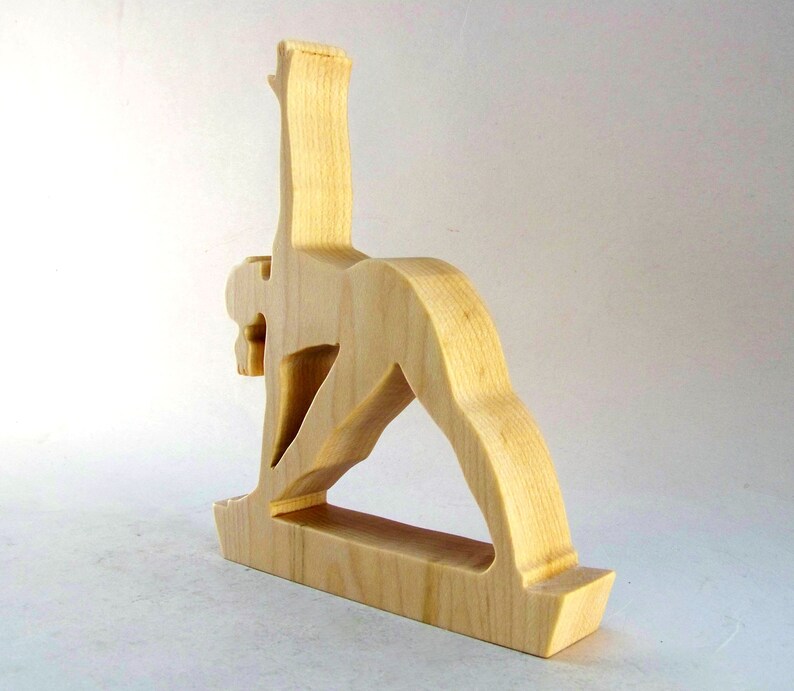 Triangle Yoga Pose Figurine trikonasana - Etsy