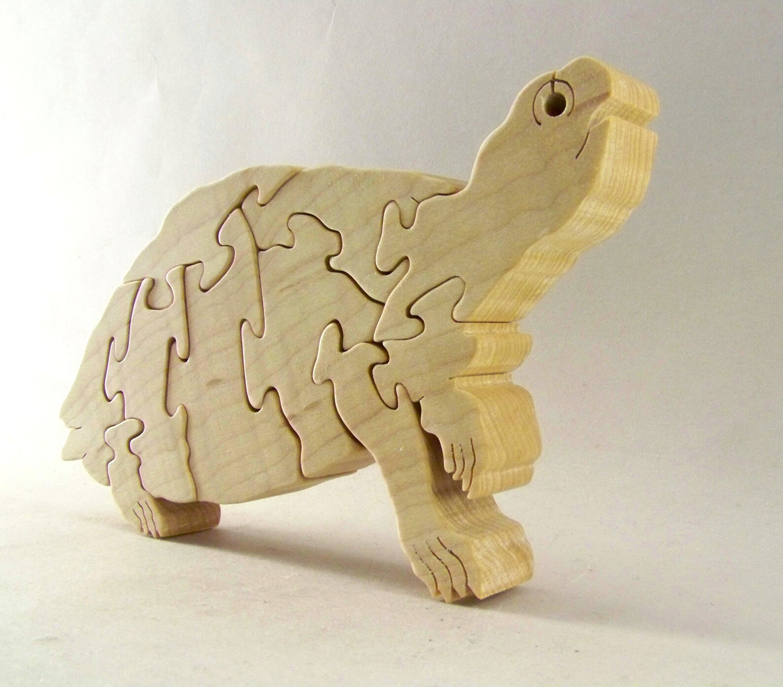 Turtle Wood Puzzle - Etsy