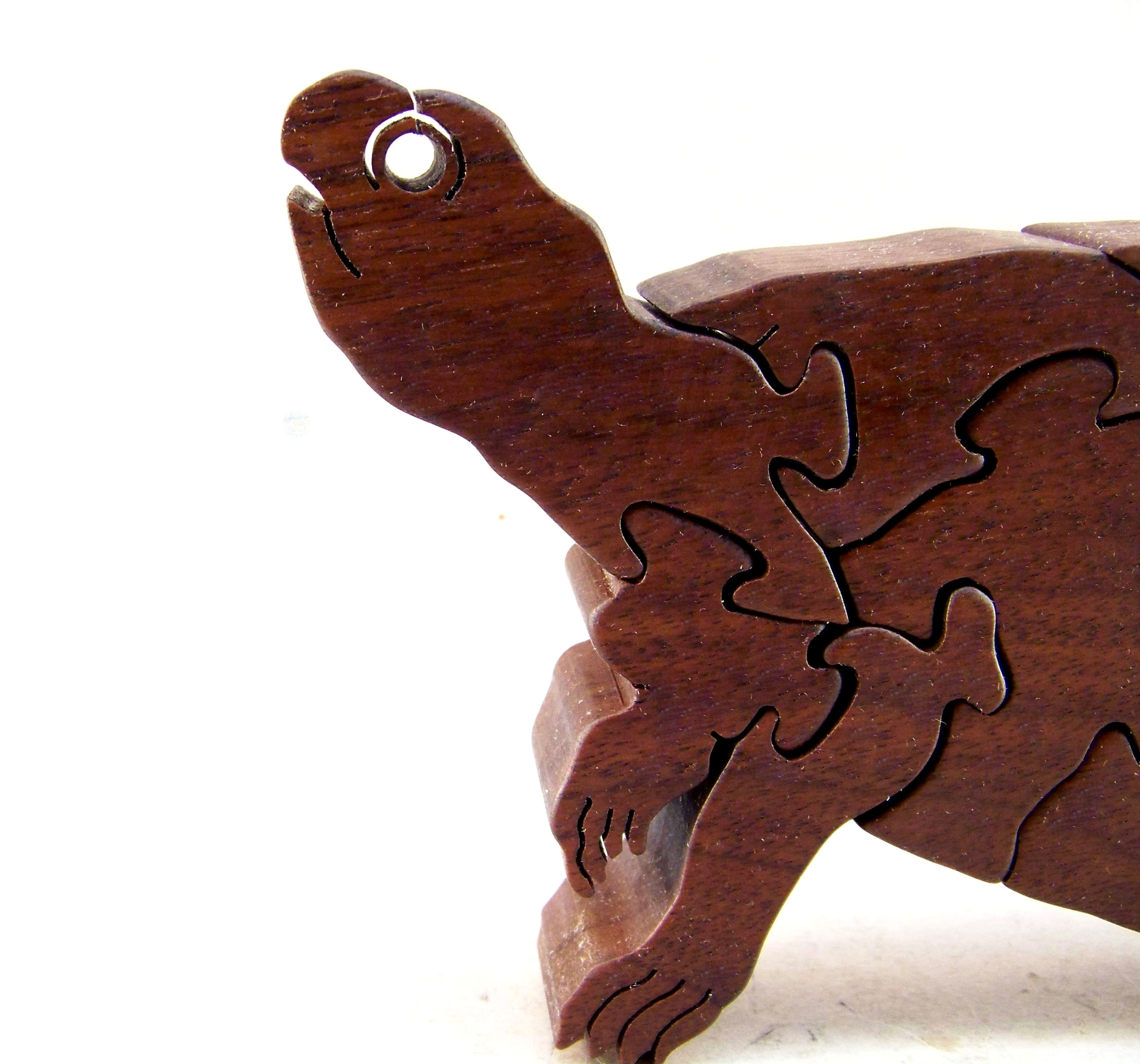 Turtle Wood Puzzle - Etsy