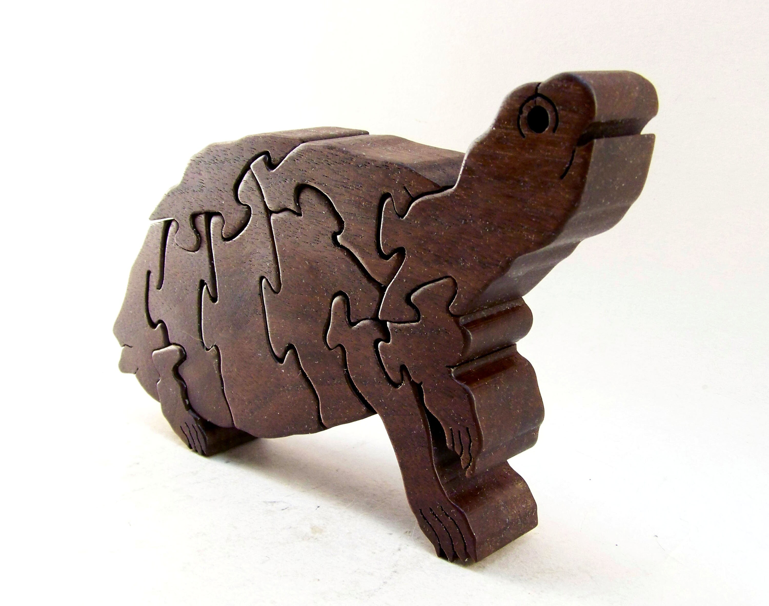 Turtle Wood Puzzle - Etsy