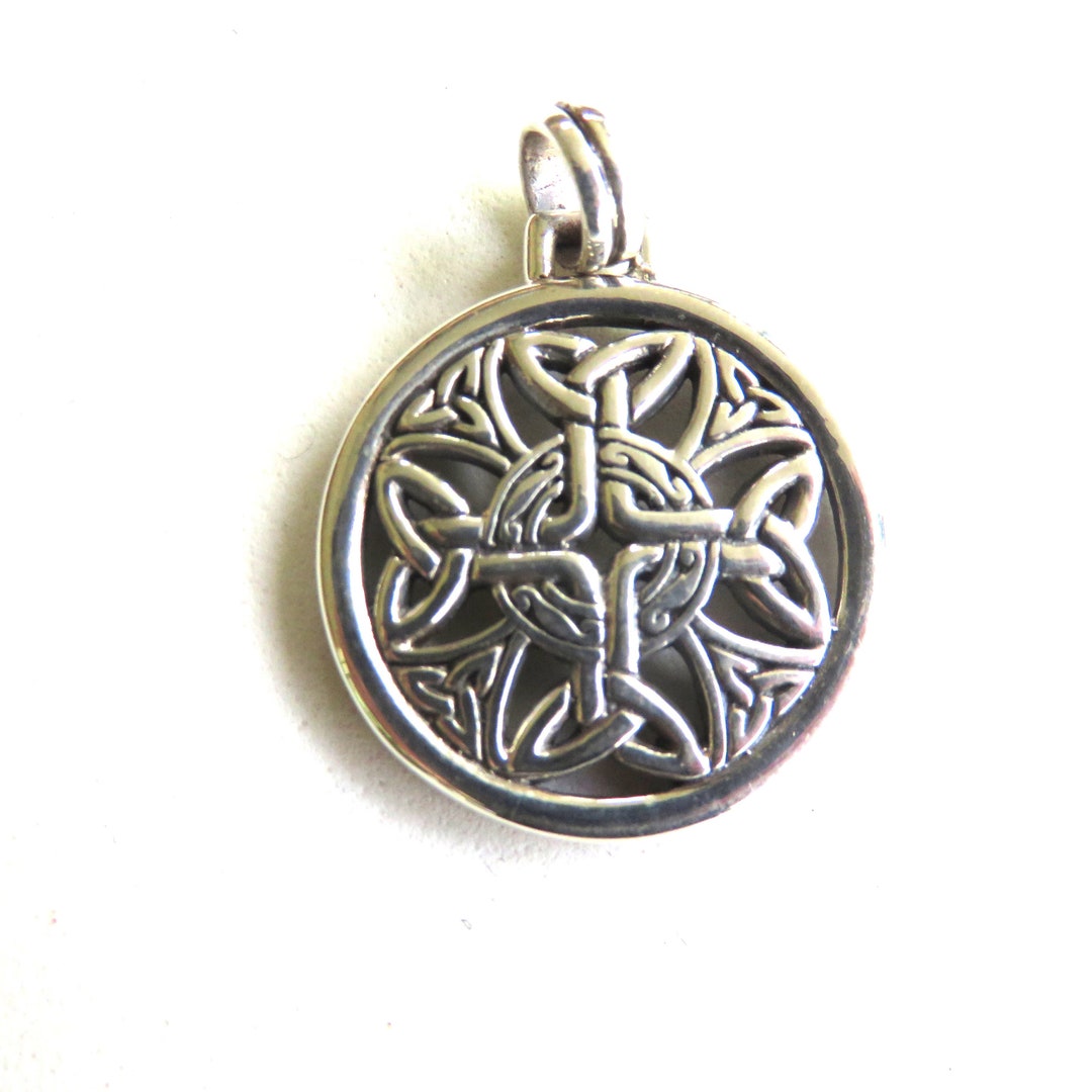 Sterling Goddess Tree of Life Pentacle Pendant or Sterling Celtic ...