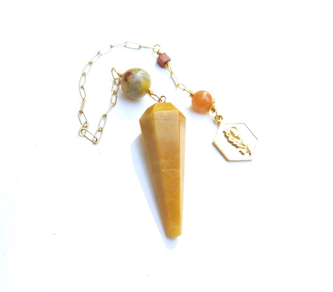 Yellow Aventurine Pendulum ~ Clarity & Inner Strength - Etsy