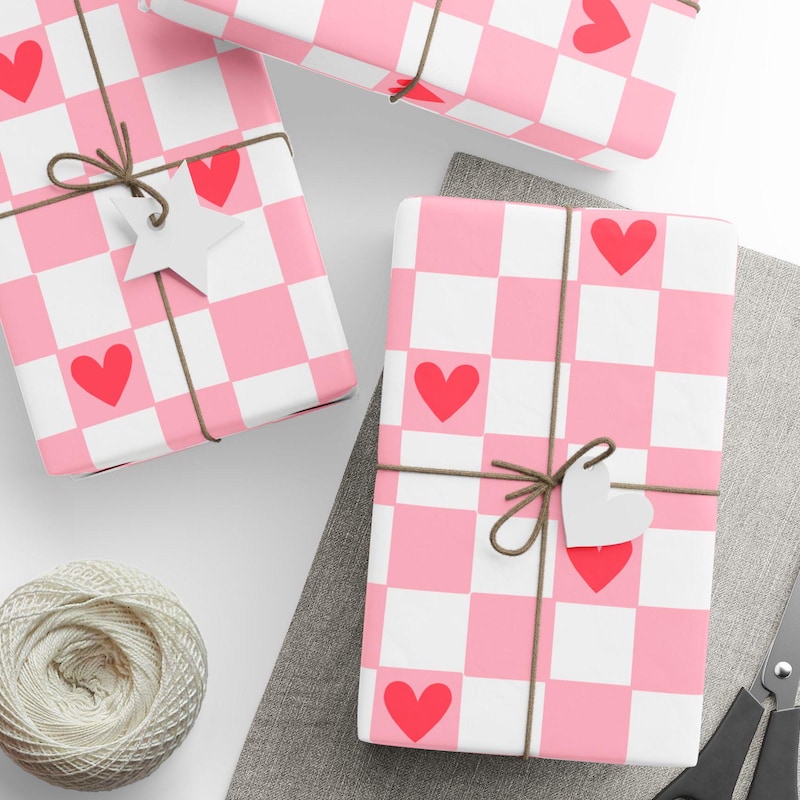 Romantic Wrapping Paper - Etsy