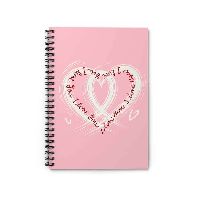 Personalized Spiral Notebook Ruled Line. Romantic Gift for Couples ...