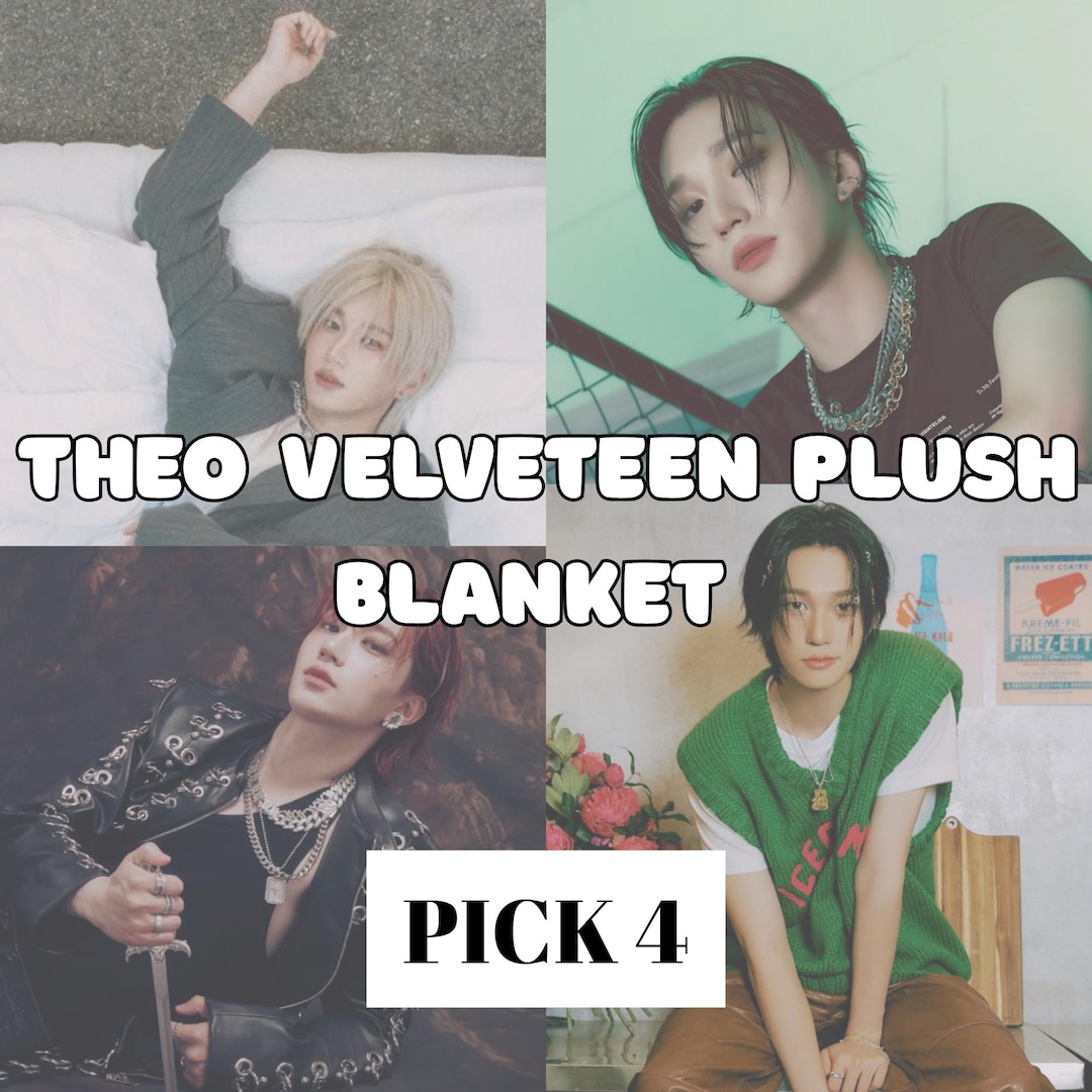 P1HARMONY THEO (PICK 4) Velveteen Plush Blanket- Plush Kpop Throw Soft ...