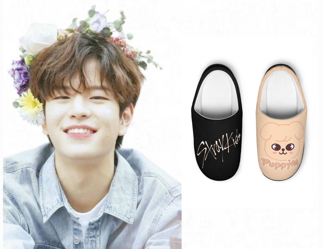 Stray Kids SEUNGMIN/PUPPYM Design, Women's Indoor Footwear, House Shoes ...