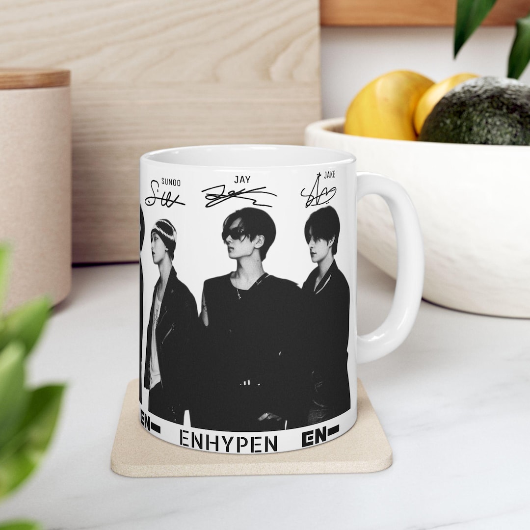 ENHYPEN Ceramic Mug - Kpop Boy Band Coffee Cup for ENHYPEN Fans Music ...