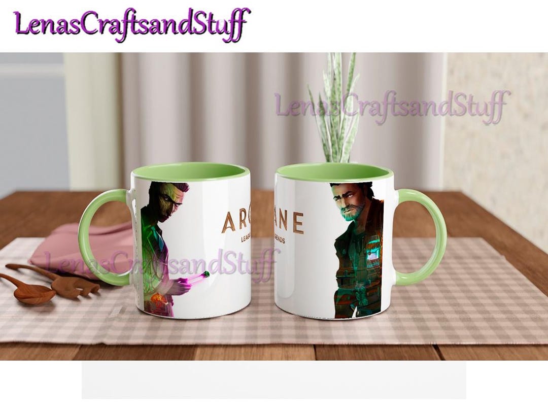 Mug With Fan Art Design of Arcane Vander and Silco / Inspired by Arcane ...