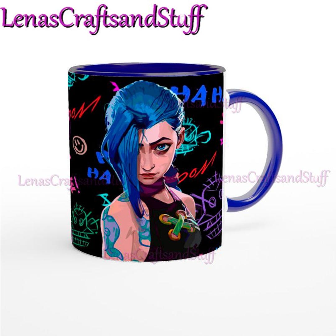 Mug With Arcane / Jinx Fan Art Design / Inspired by Arcane Original ...