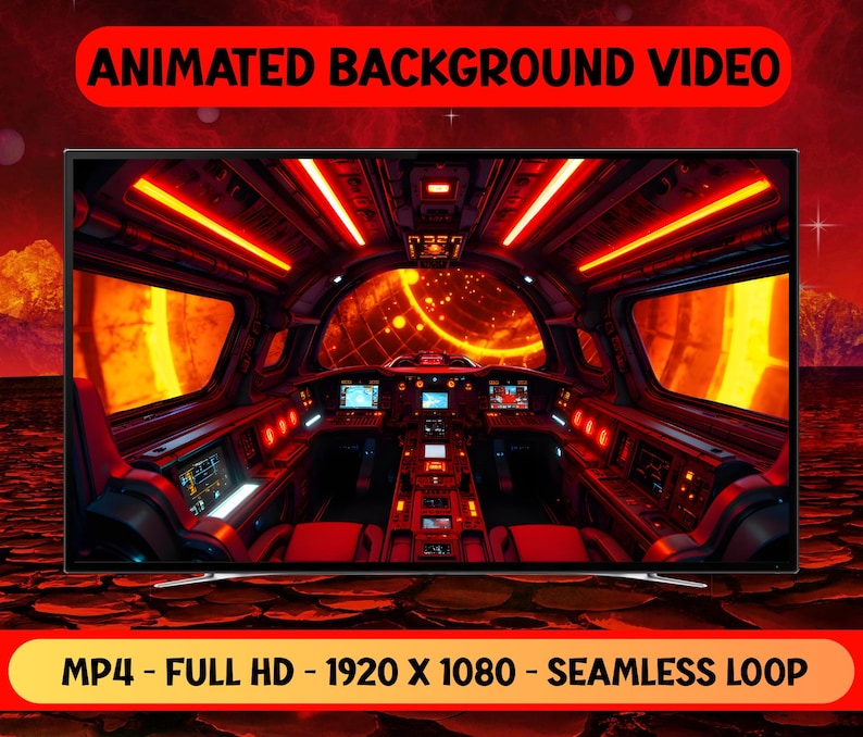 Spaceship Cockpit 3D Flight at Futuristic Tunnel - Animated Background ...