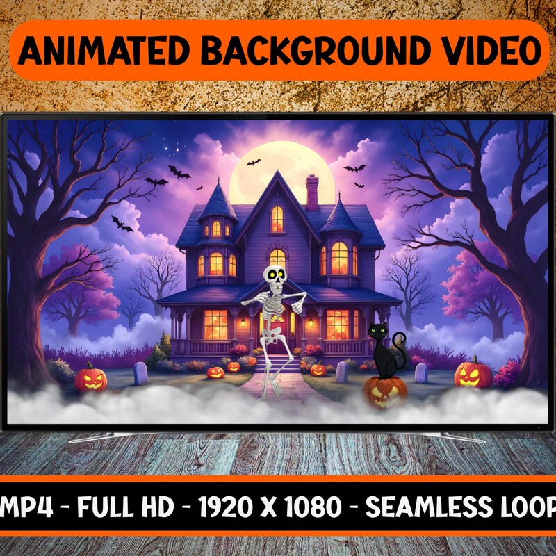 Halloween Loops Video - Etsy
