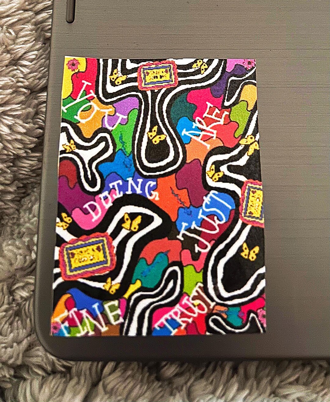 Affirmation Sticker, Collage Art Sticker, Vibrant Art Sticker - Etsy
