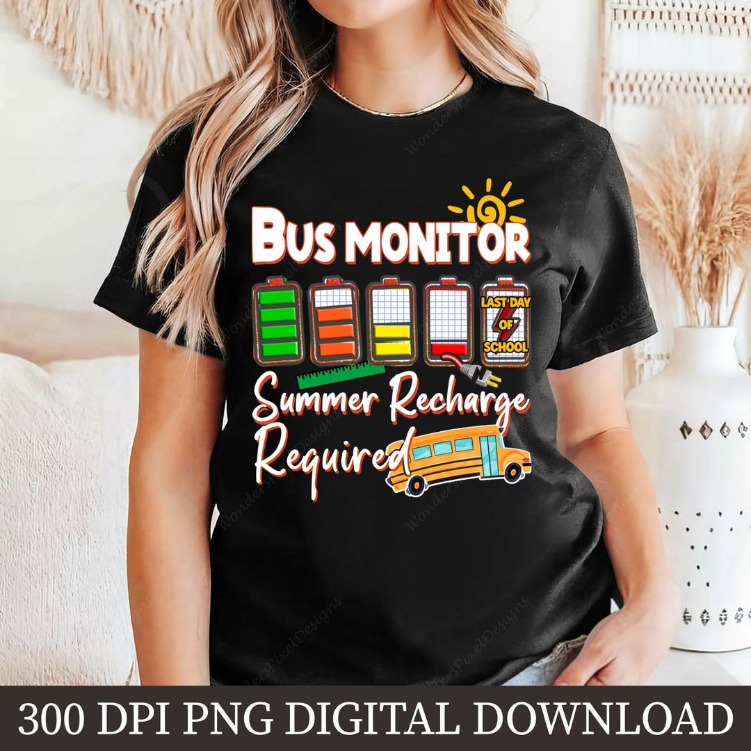 School Bus Driver PNG, Sublimation Design, Bus Driver Shirt, Bus Driver ...