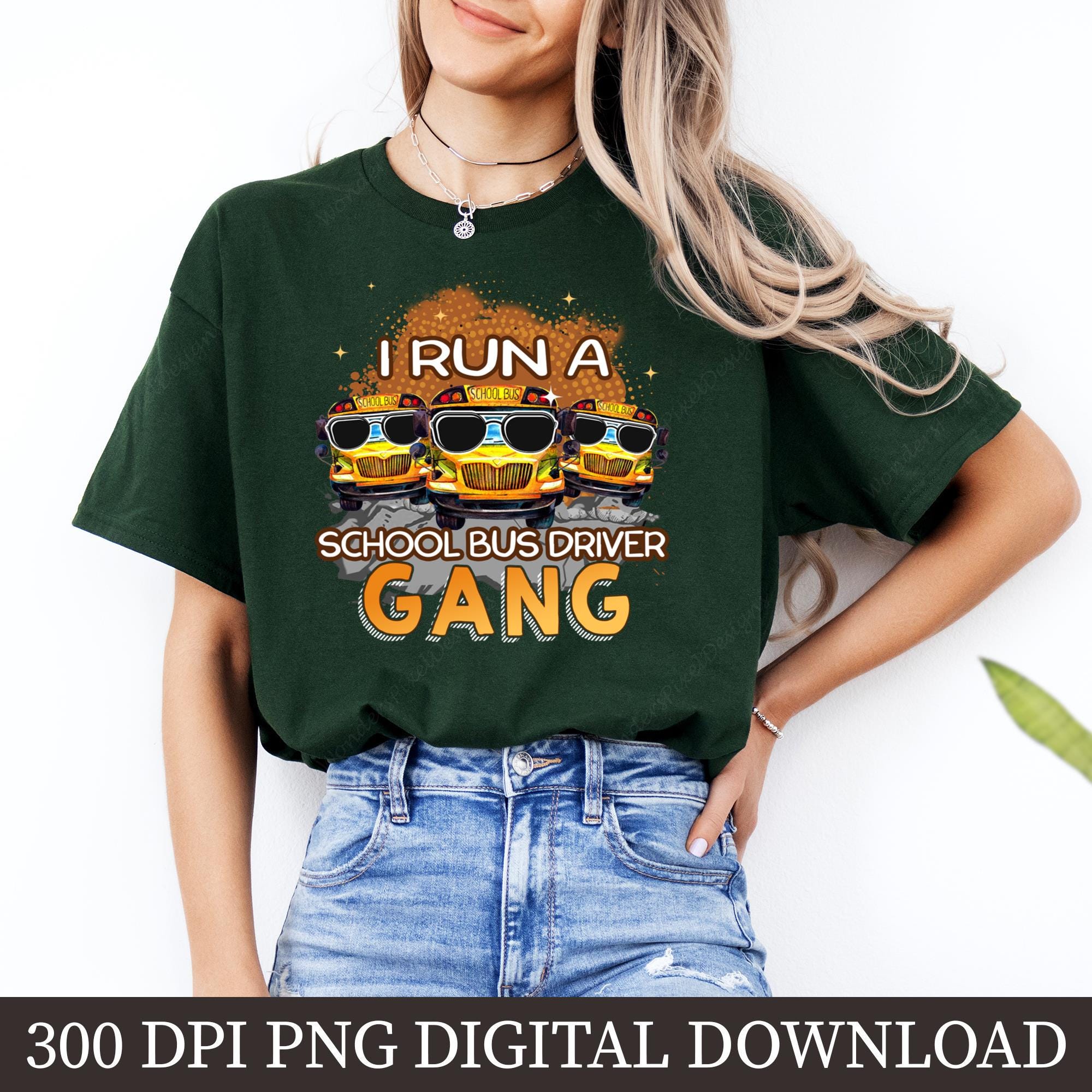 School Bus Driver PNG, Funny School Bus Driver Sublimation Design, Bus ...