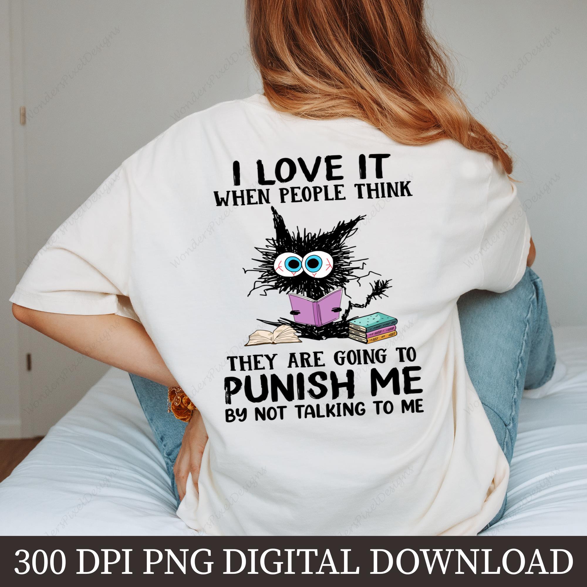 Funny Cat Quote PNG, Introvert Cat Sublimation Design, Digital Download ...