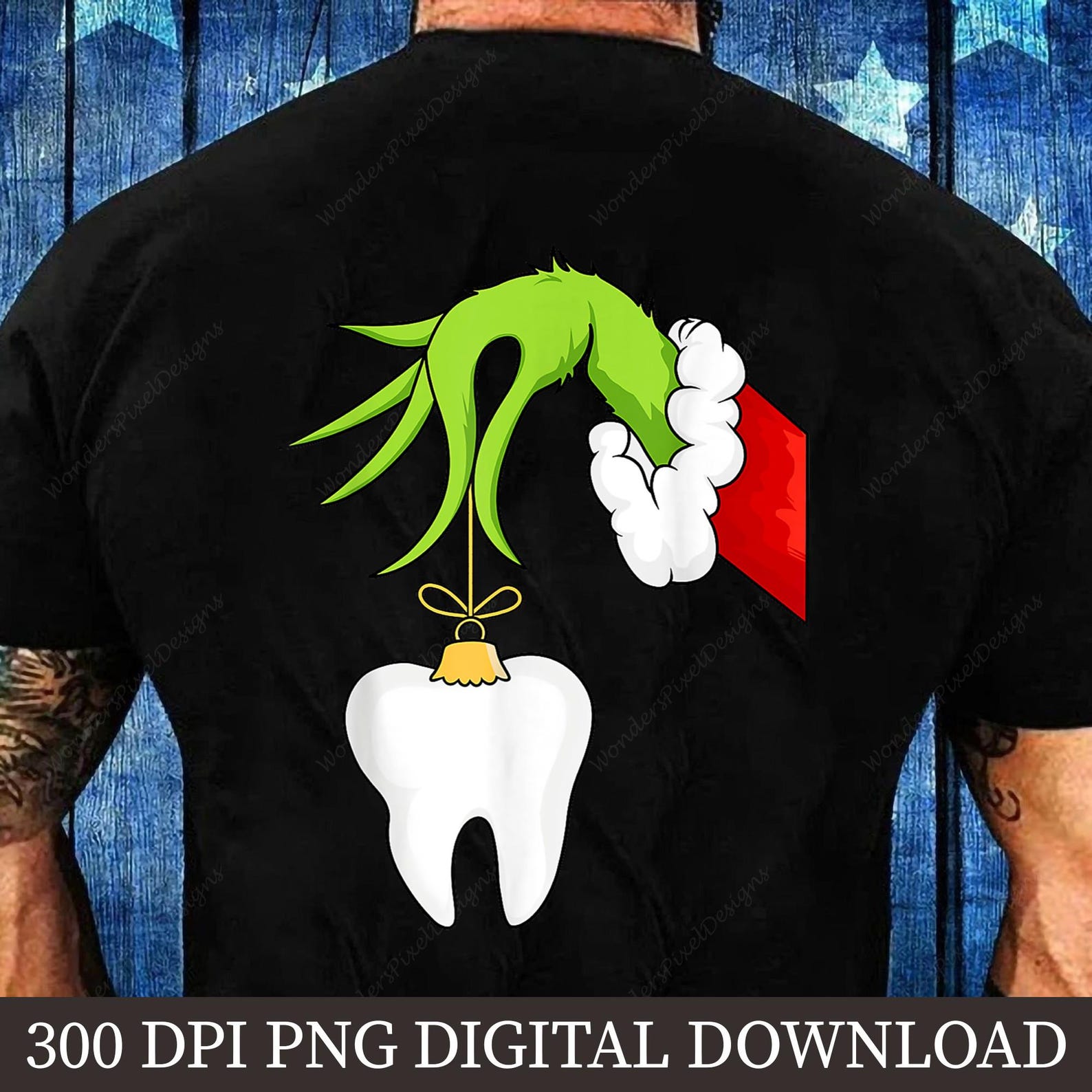 Tooth Png,christmas Png,funny Dental Sublimation,grinch Hand Clipart ...