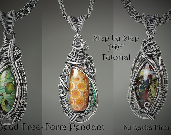 Jewelry Tutorial Wire Weaving Tutorial Pendant Tutorial - Etsy