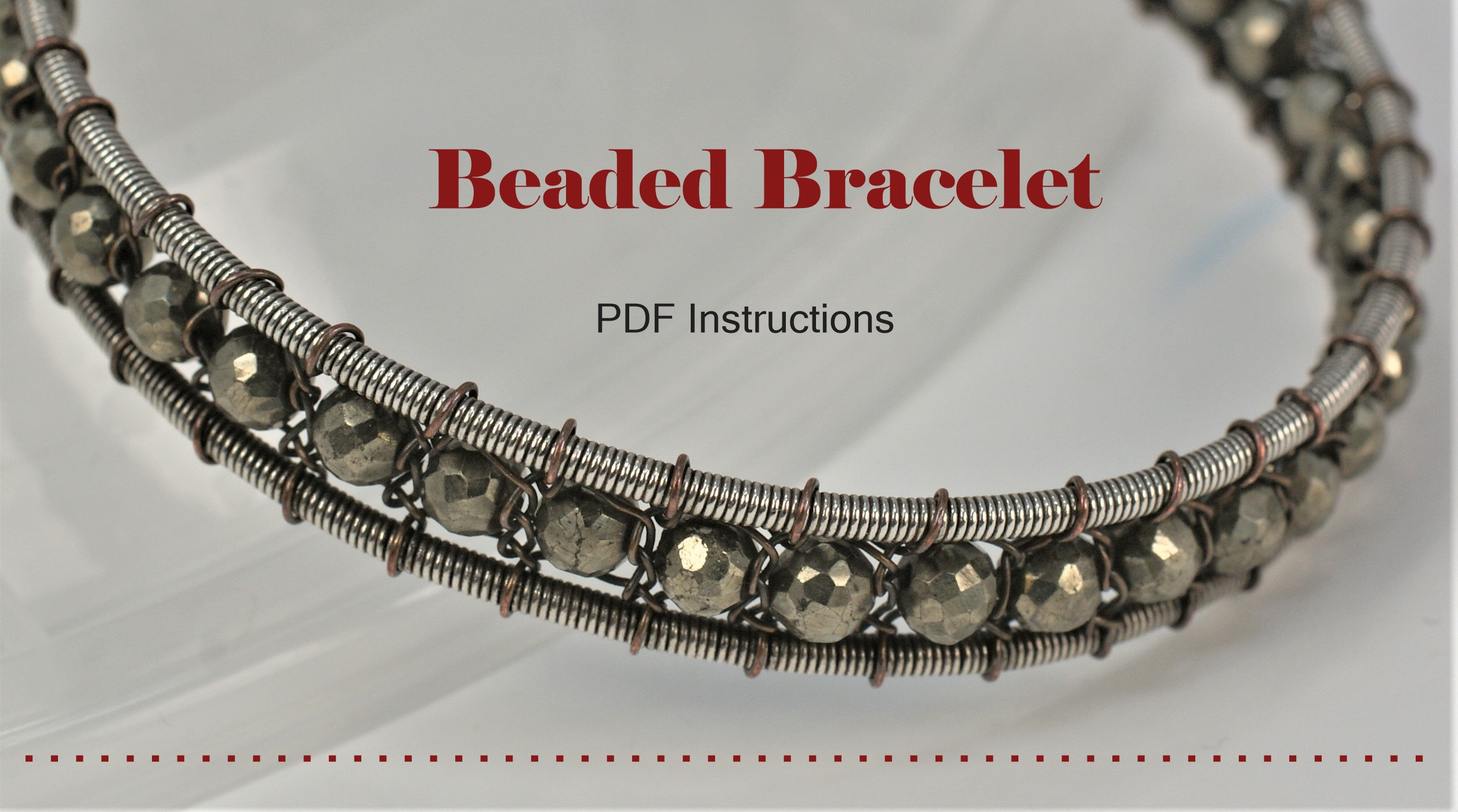 Beaded Bracelet Tutorial - Wire Weaving Tutorial - Jewelry Tutorial ...